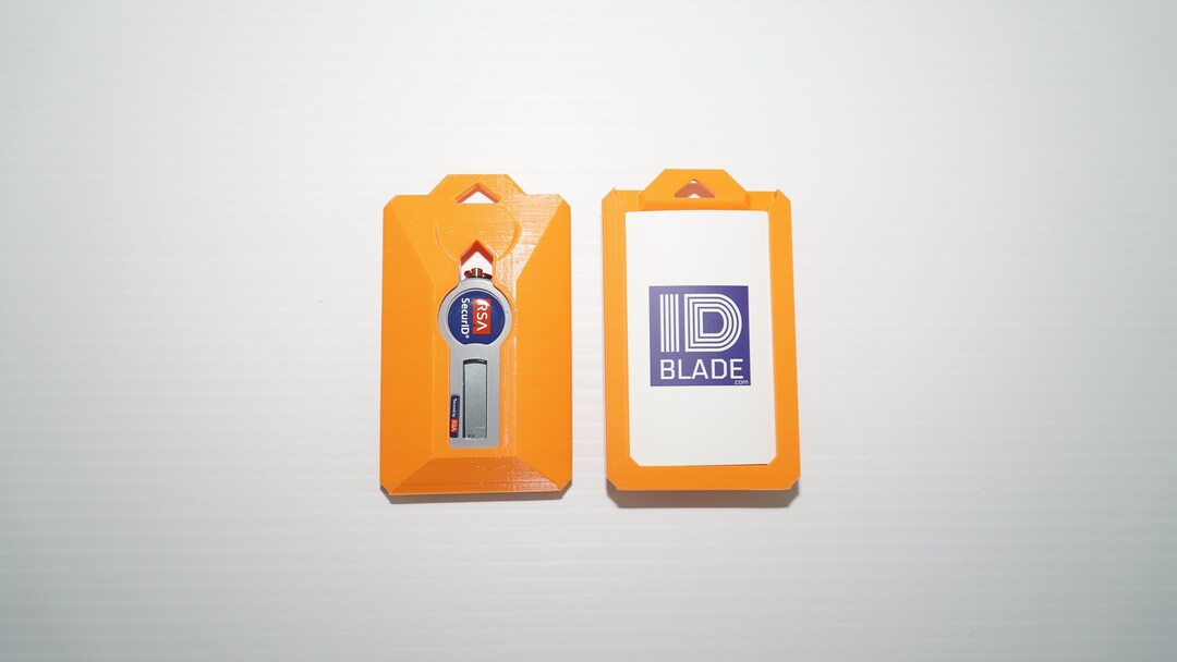 Orange Soda - Triple ID Badge & RSA Token Holder (RS1) Fits Lanyard - Etsy