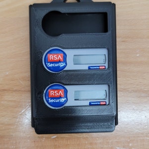 Black Triple ID Badge & Triple RSA Token Holder (RS3) for Lanyard - Etsy