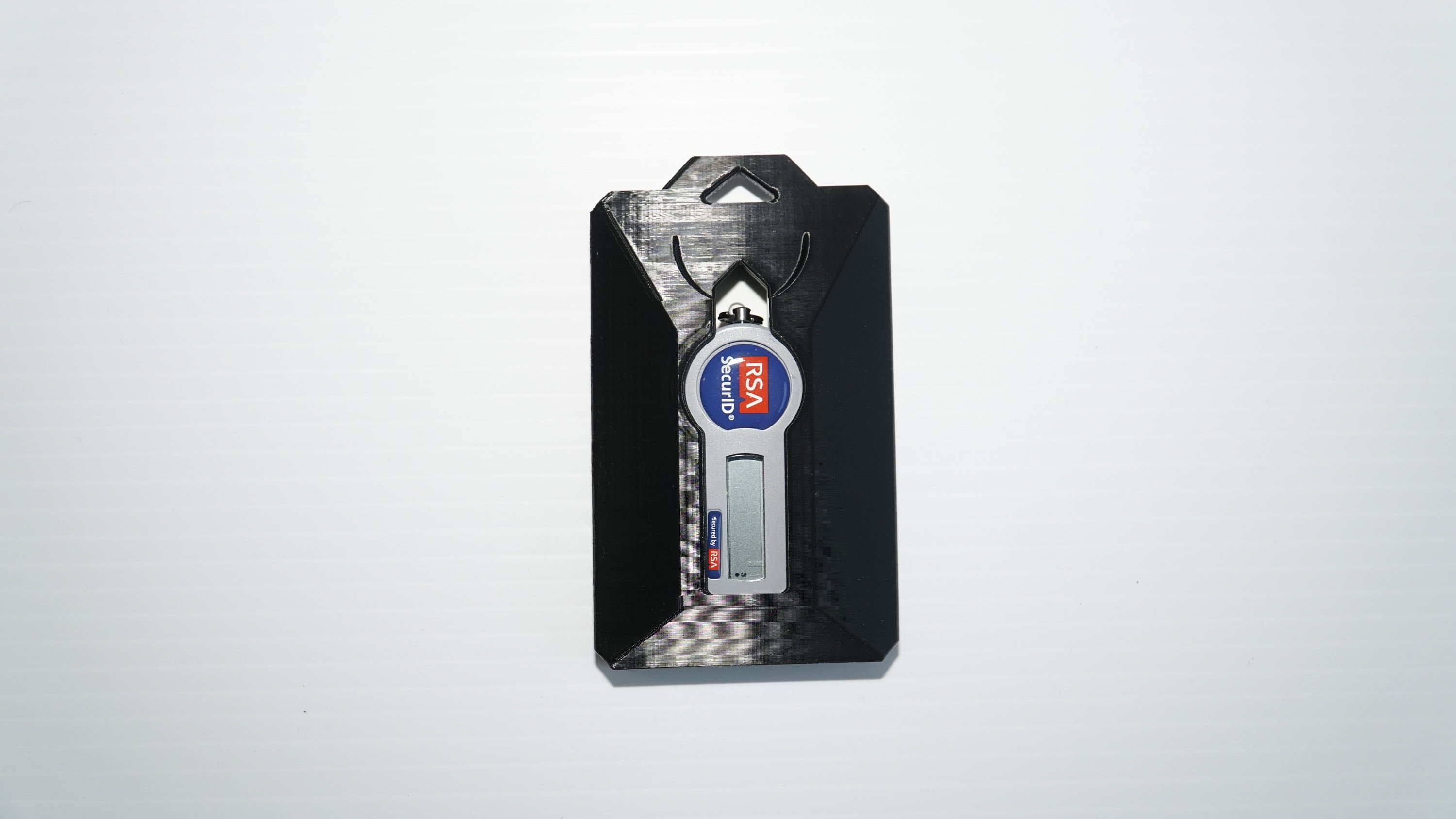 Jet Black Plus Quad ID Badge & RSA Token Holder (RS1 PLUS) Fits Lanyard ...