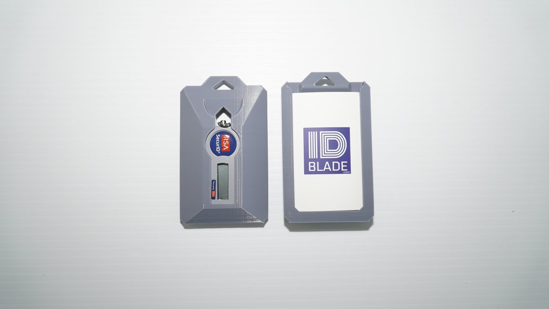 Gray Triple ID Badge & RSA Token Holder (RS1) Fits Lanyard - Etsy