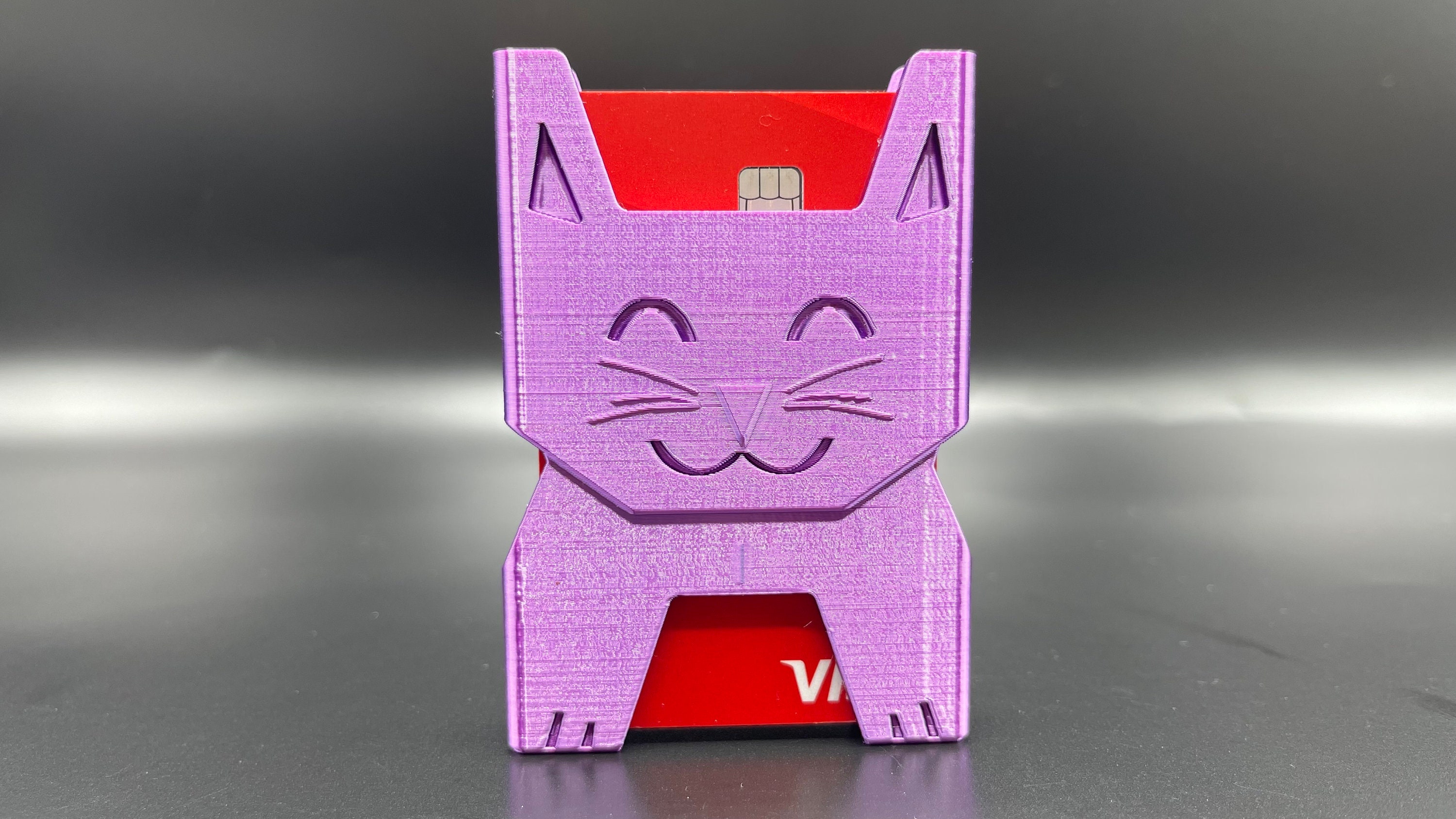 MANO Wallet™ Cute Funny Kitten Cat Credit Card ID Hard Case Holder ...