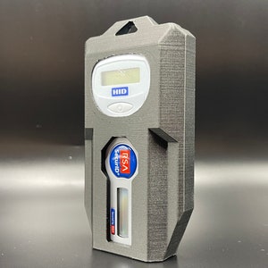 HID/RSA Token & Triple Badge Holder for Lanyard in Black - Etsy