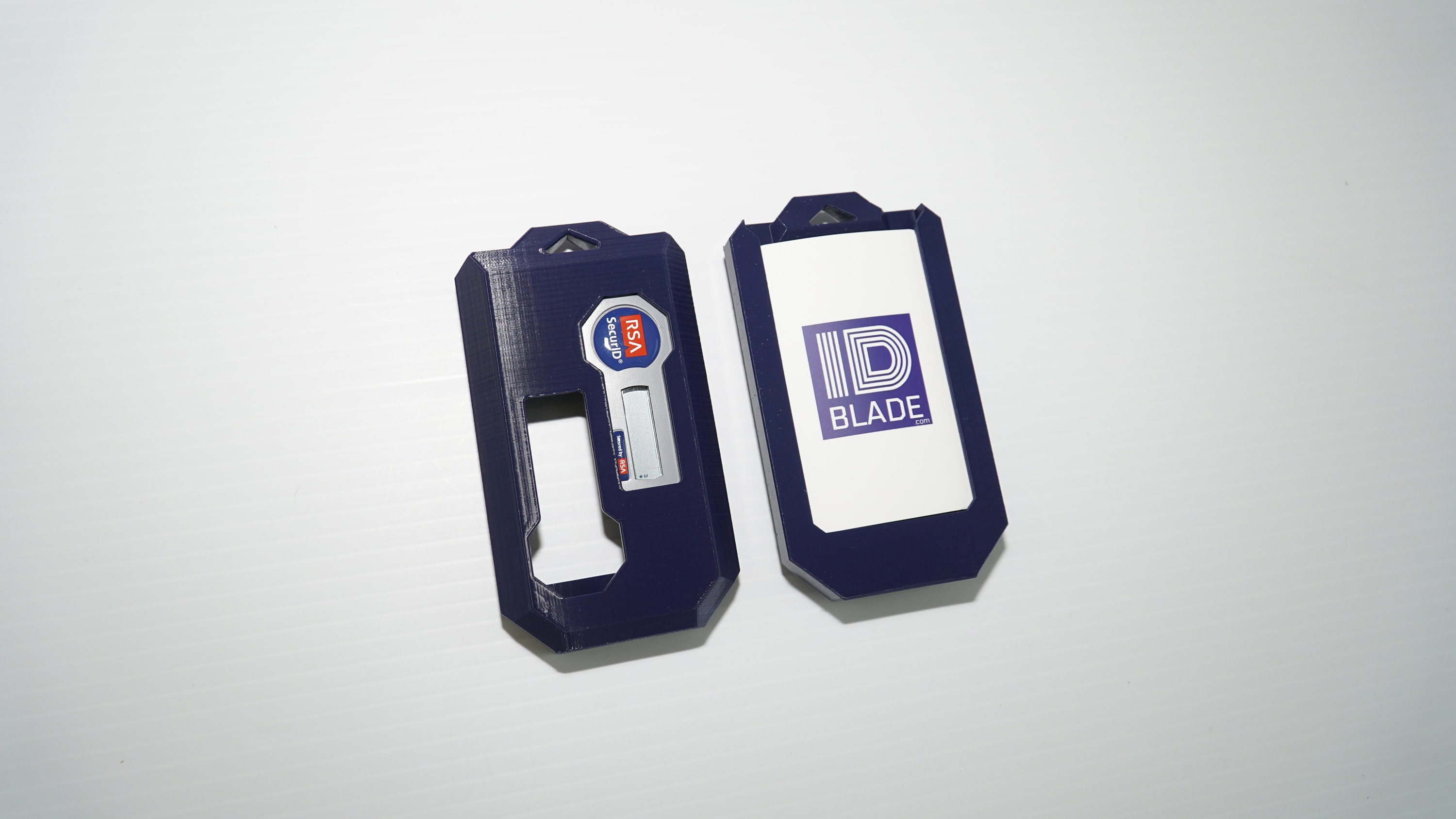 Navy Blue Triple ID Badge & Dual RSA Token Holder (RS2) Fits Lanyard - Etsy