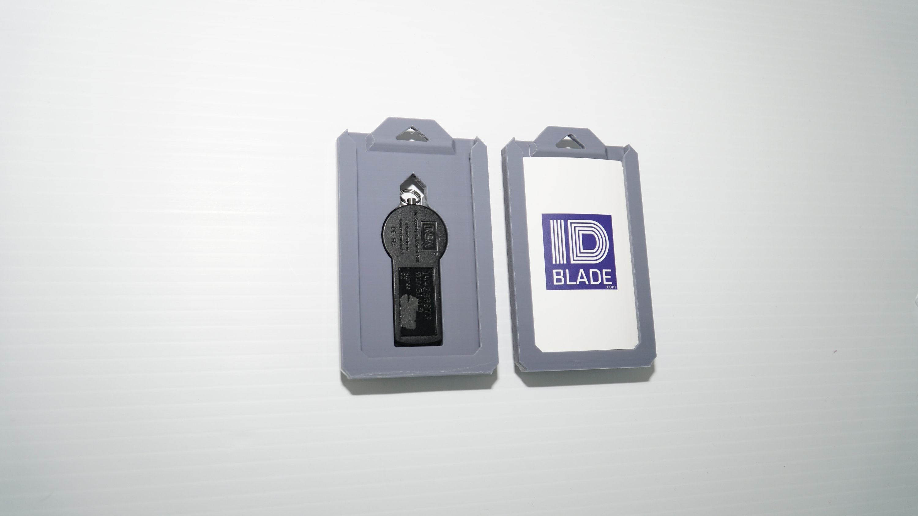 Gray Triple ID Badge & RSA Token Holder RS1 Fits Lanyard - Etsy