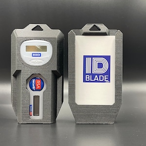 HID/RSA Token & Triple Badge Holder for Lanyard in Black - Etsy