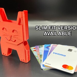 MANO Wallet™ Cute Funny Kitten Cat Credit Card ID Hard Case Holder ...