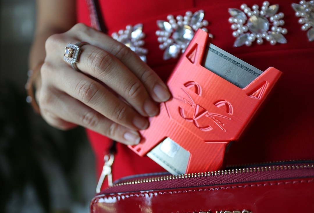 MANO Wallet™ Cute Funny Kitten Cat Credit Card ID Hard Case Holder ...