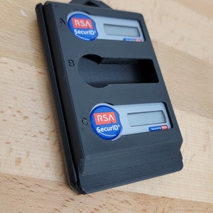 Black Triple ID Badge & Triple RSA Token Holder (RS3) for Lanyard - Etsy