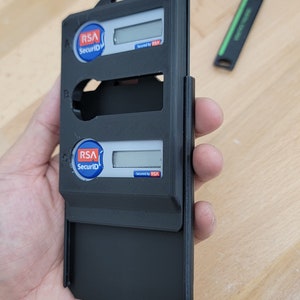 Black Triple ID Badge & Triple RSA Token Holder (RS3) for Lanyard - Etsy