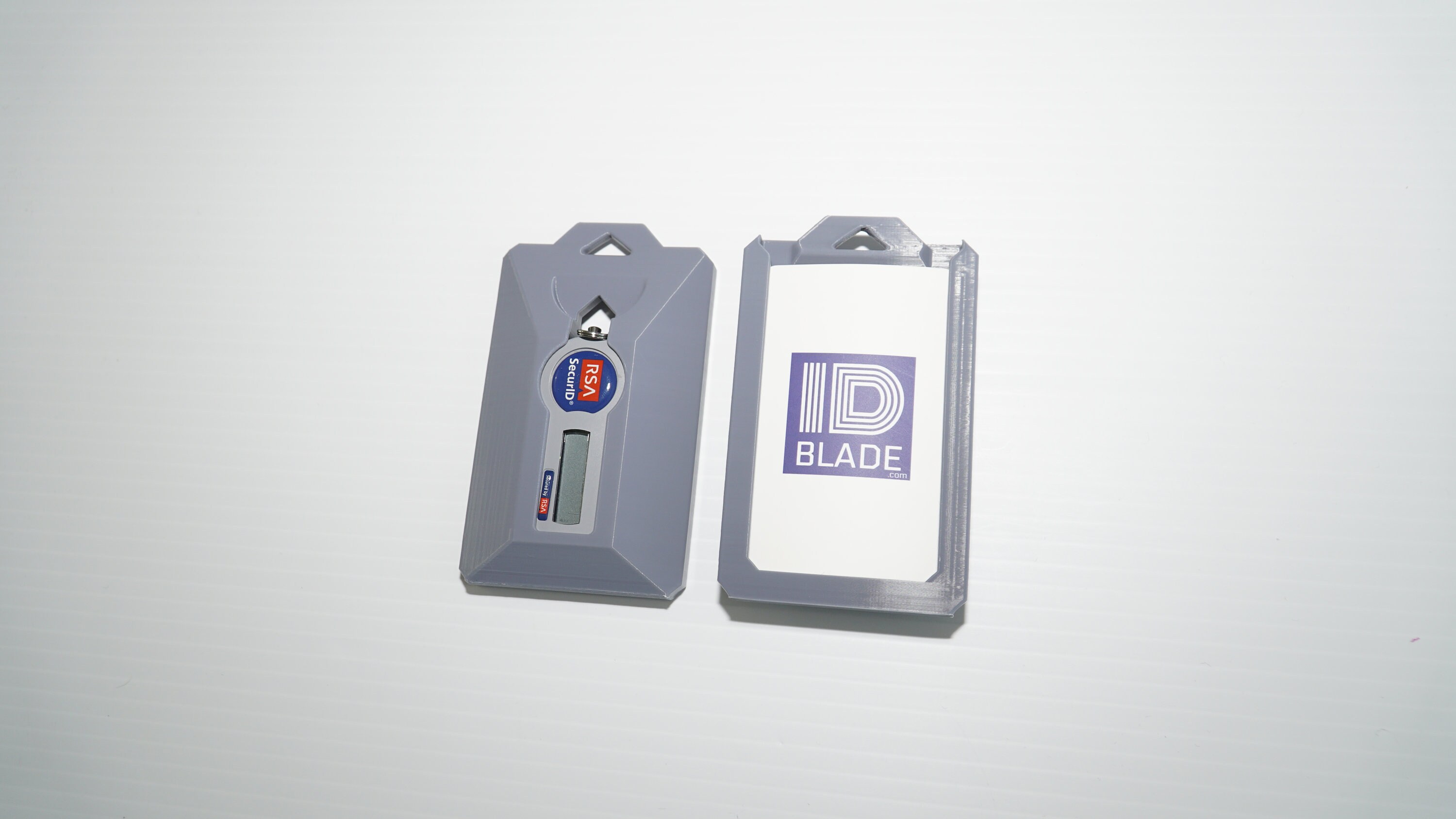 Gray Triple ID Badge & RSA Token Holder RS1 Fits Lanyard - Etsy