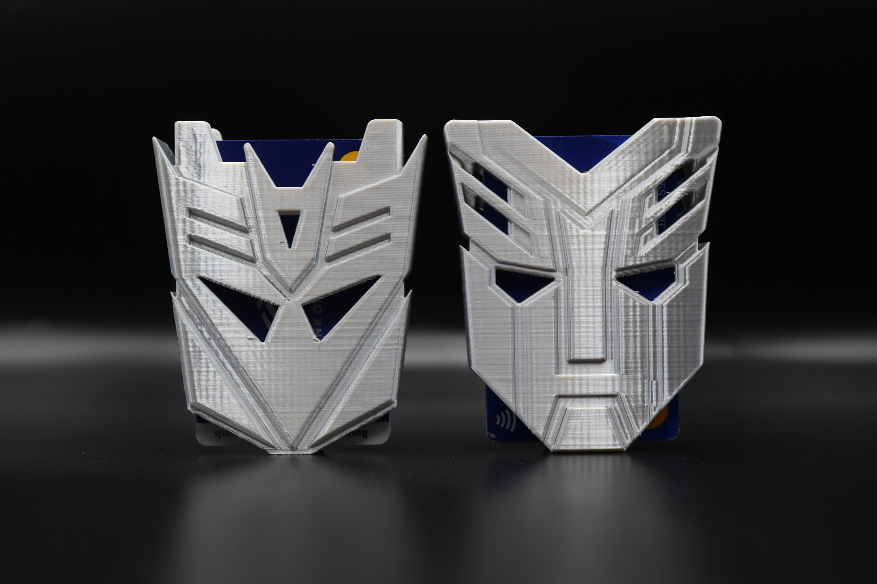 2 Pack Autobots Decepticon Credit Card ID Hard Case Holder Organizer ...