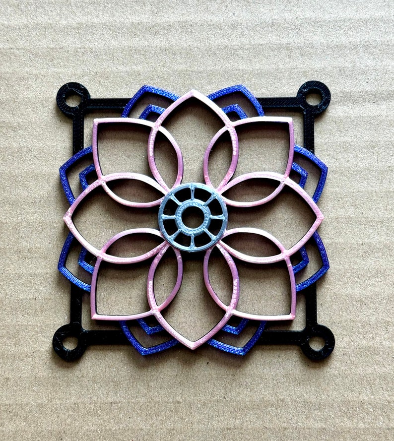 Cherry Blossom Mandala Fan Cover - Etsy