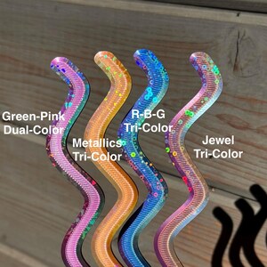 Trellis - Holographic Wavy Stake - Etsy
