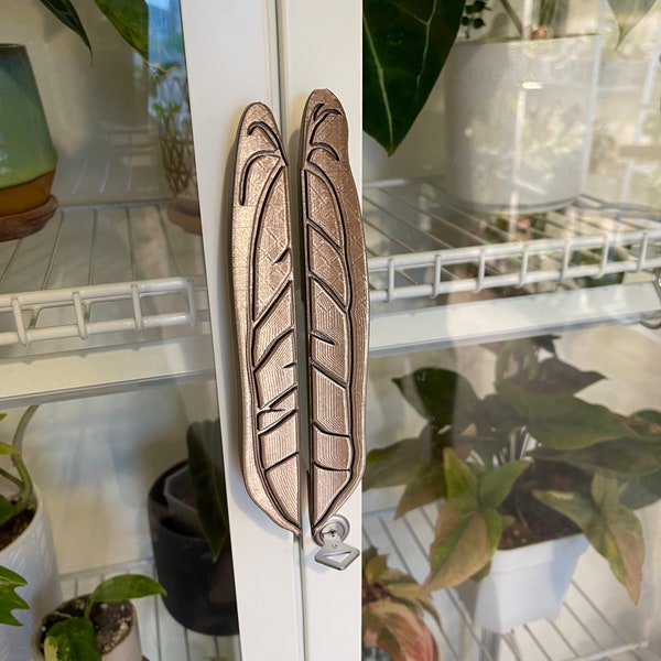 Monstera Handles for Milsbo Greenhouse Cabinet - Etsy UK