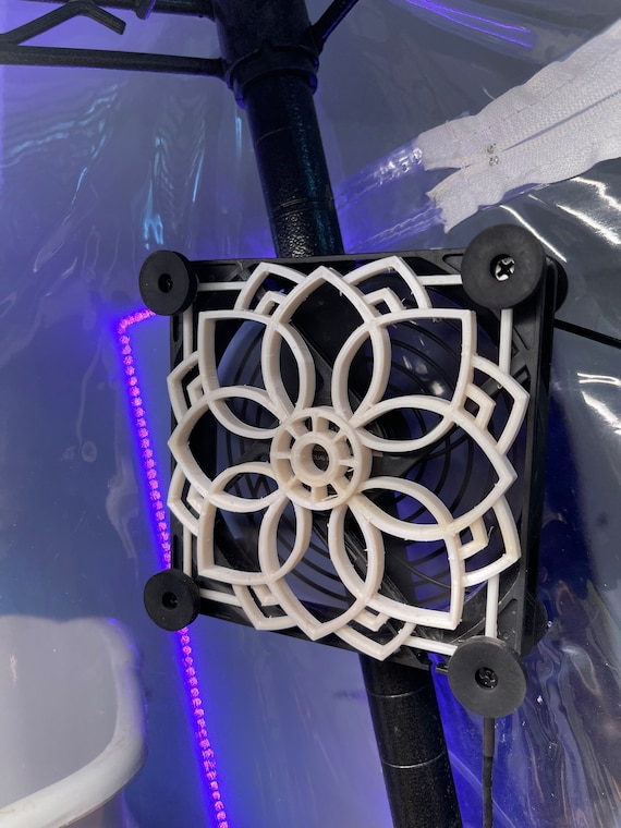 Cherry Blossom Mandala Fan Cover - Etsy