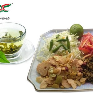 Myanmar Pickled Tea (laphet) for Tea Salad Dressing. Authentic Taste of ...