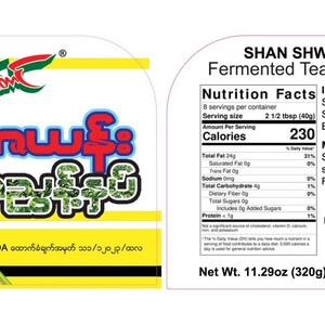 Myanmar Pickled Tea (laphet) for Tea Salad Dressing. Authentic Taste of ...