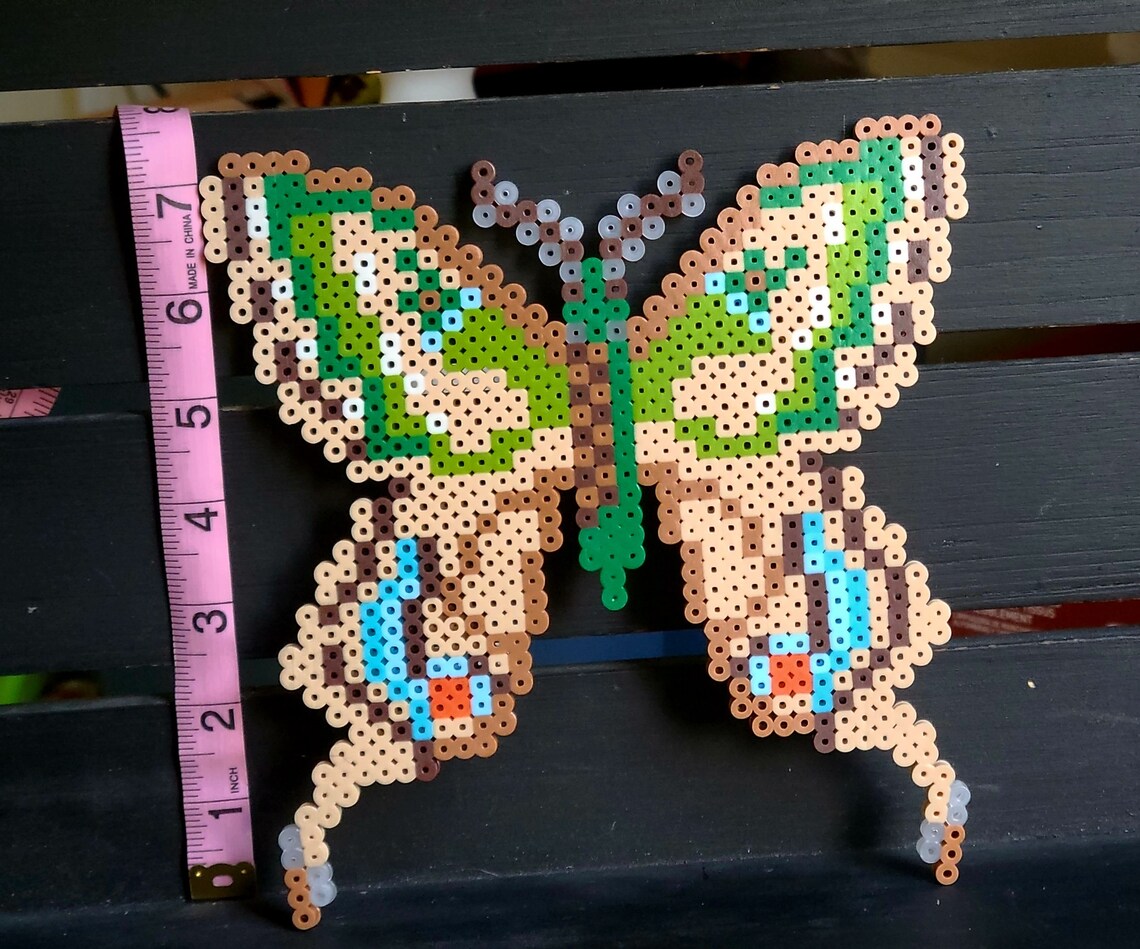 Perler Bead Butterfly Firgurine Faux Bug - Etsy