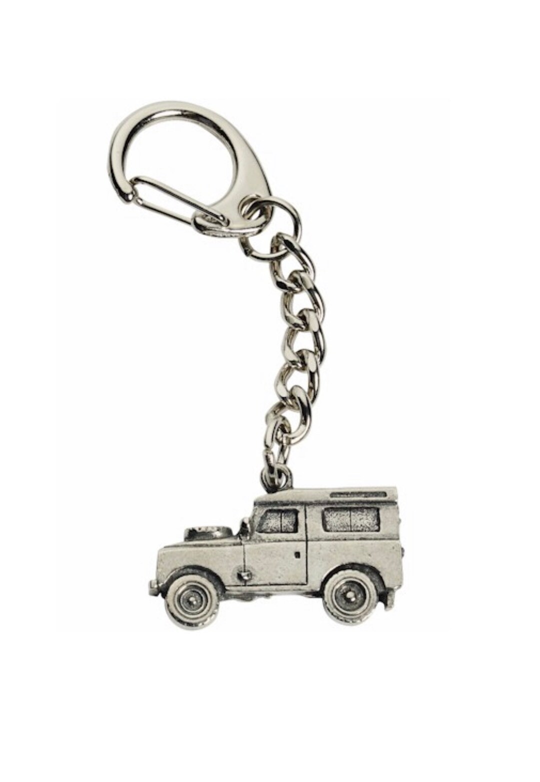 4x4 Land Rover Defender Pewter Keyring - Etsy