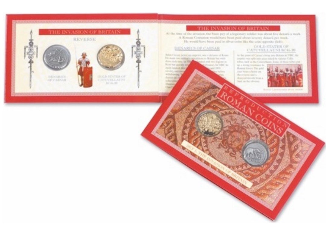 Roman Coin Set 1 the Invasion of Britain - Etsy