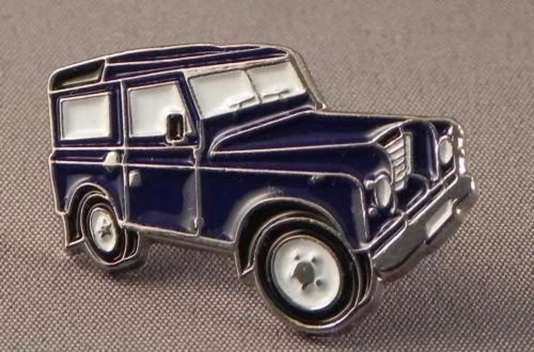 4X4 Land Rover Defender Pin Badge Green or Blue - Etsy
