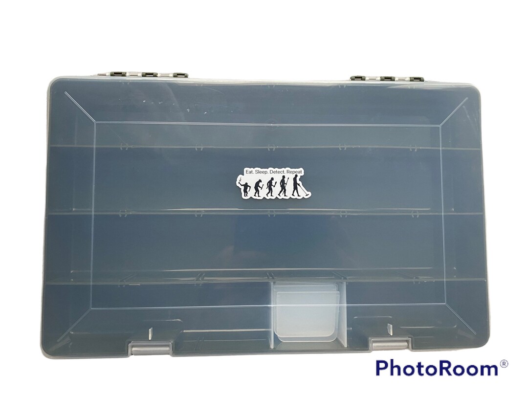 Metal Detecting Finds Box XXL eat.sleep.detect.repeat 22 Compartments ...