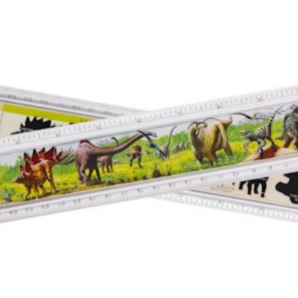 Dinosaurs Ruler - Etsy