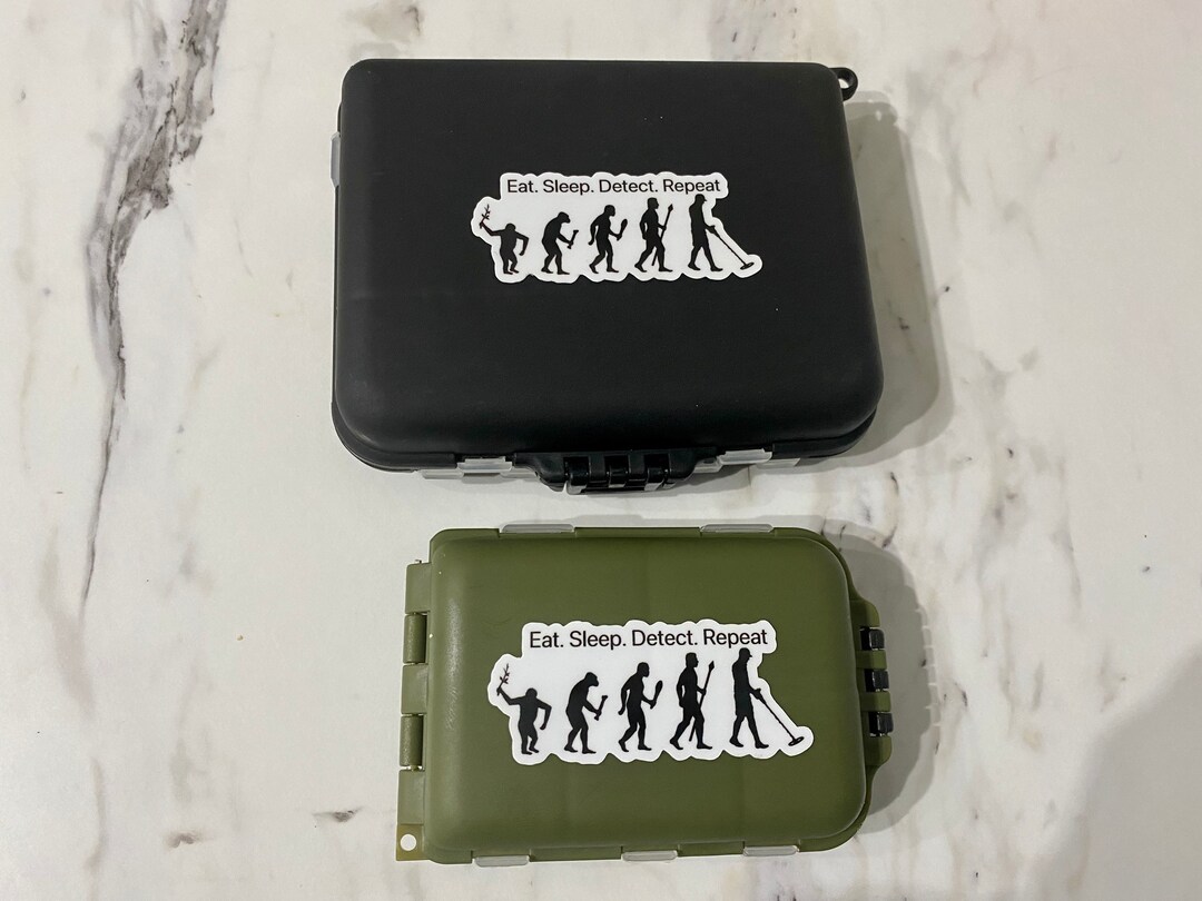 Metal Detecting Finds Box eat Sleep Detect Repeat Small & - Etsy