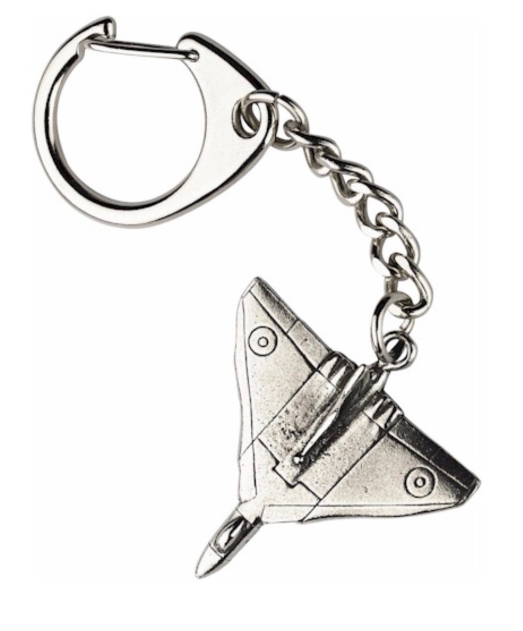Vulcan Bomber Aeroplane Pewter Keyring - Etsy