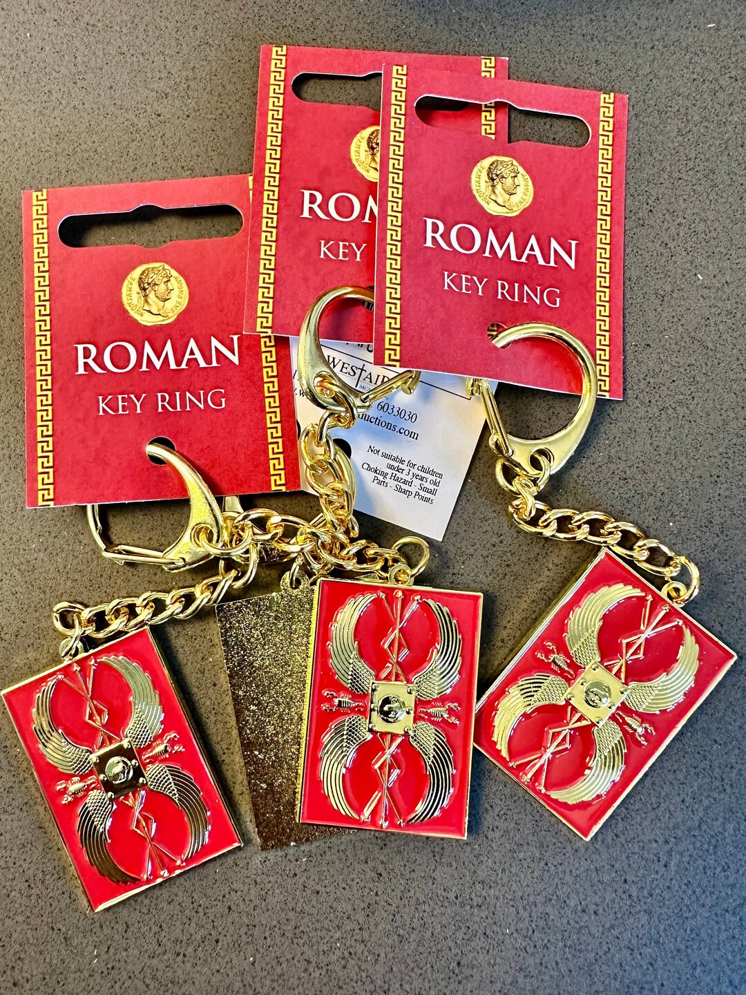 Roman Enamelled Infantry Shield Keyring - Etsy