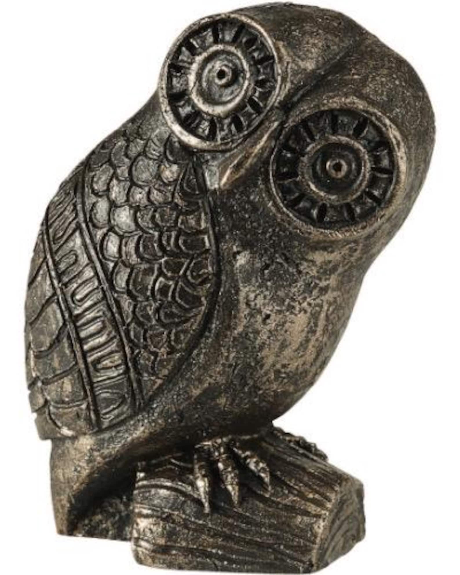 Roman Resin Owl of Minerva 7cm Statue - Etsy