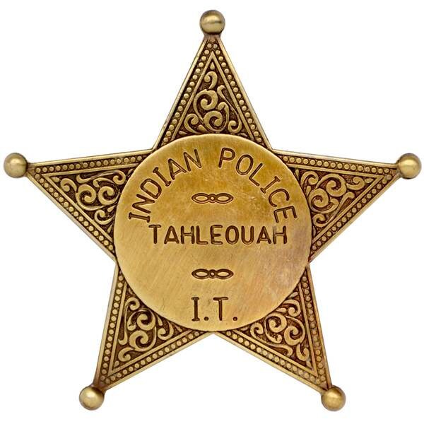 U.S Indian Police Sheriff Badge Wild West full Size Metal Replica - Etsy