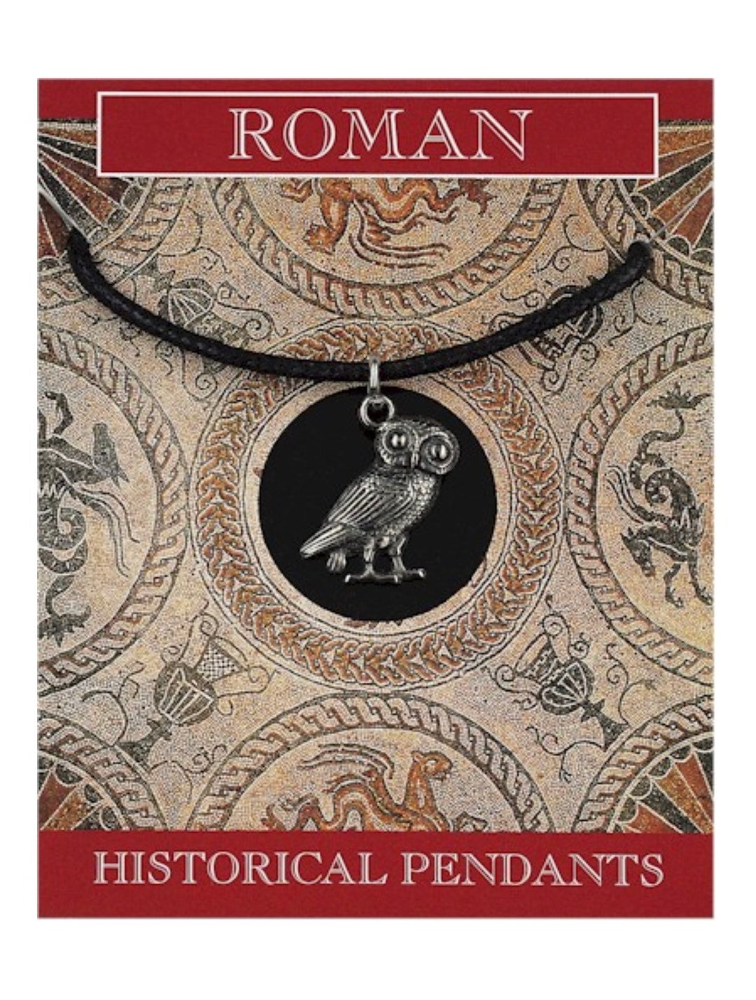 Roman Owl Pewter Pendant - Etsy