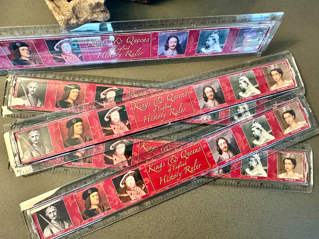 Kings & Queens of England Ruler 30cm - Etsy