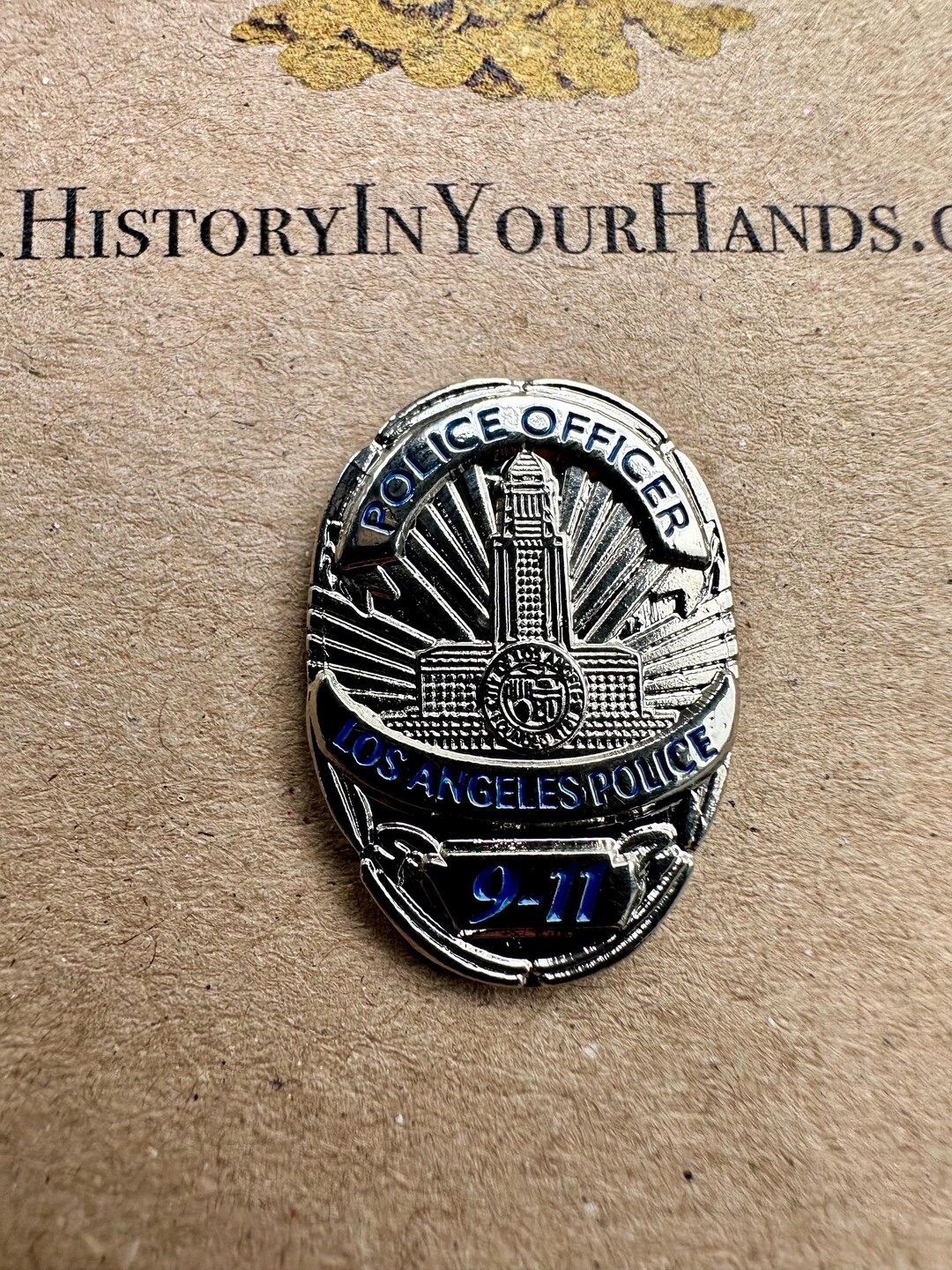 LAPD Los Angeles Police Department Pin Badge - Etsy