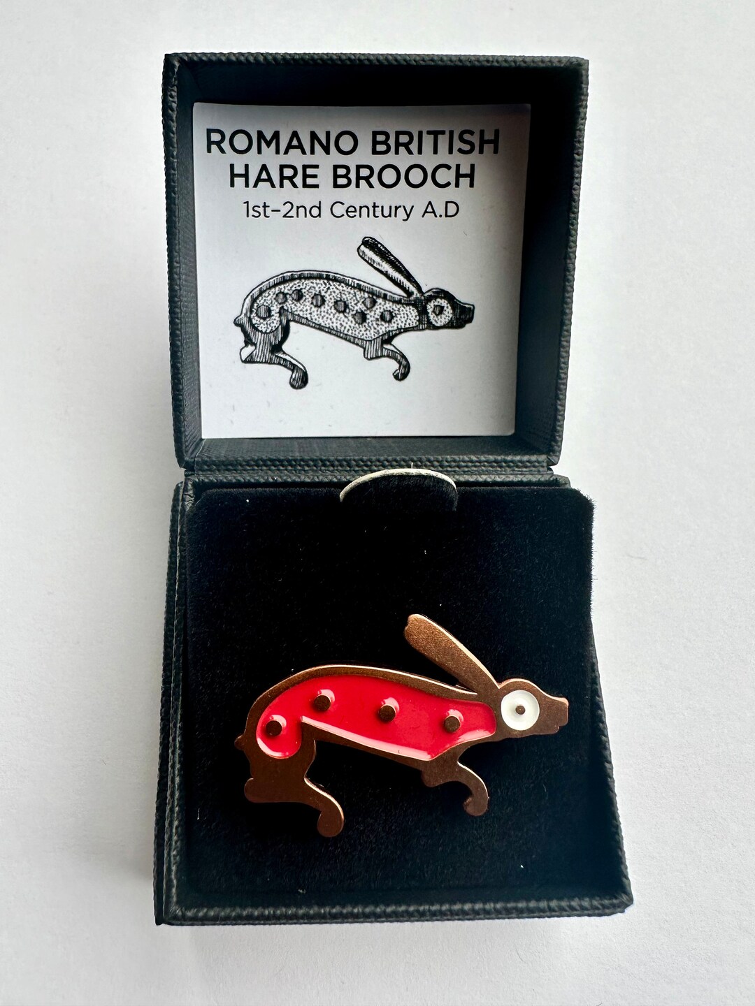 Roman Hare 1st-2nd Century A.D Enamel Brooch red or Blue - Etsy UK