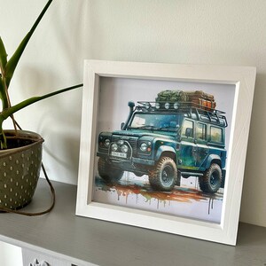 4x4 Land Rover Defender A4 Digital Watercolour Art Print - Etsy
