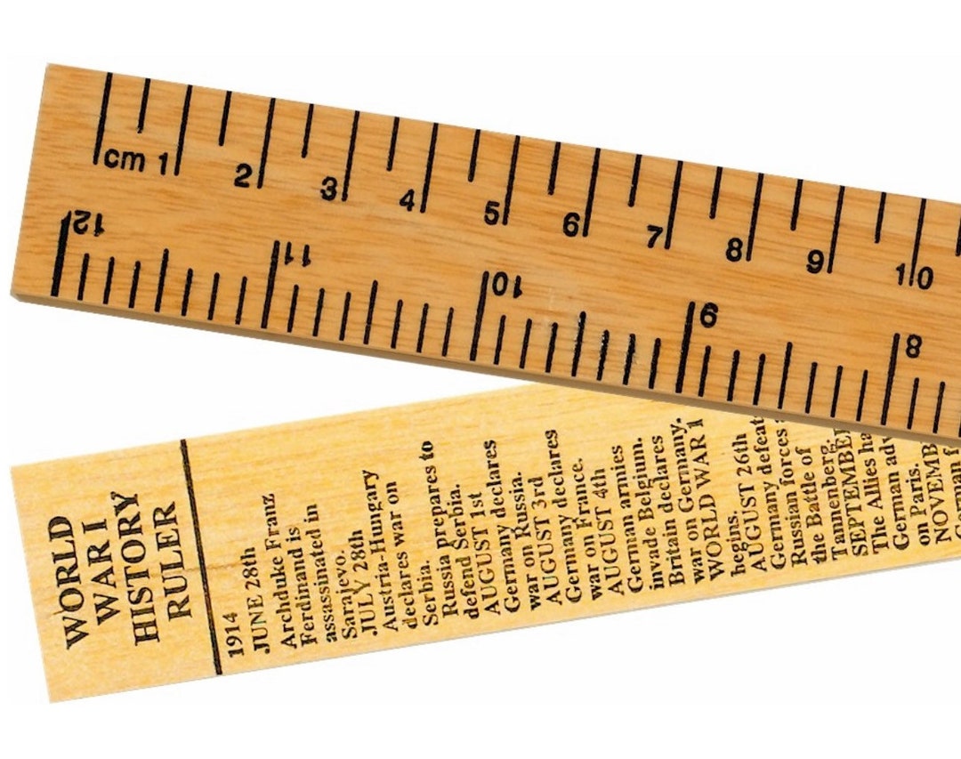 WW1 Wooden 30CM History Timeline Ruler - Etsy