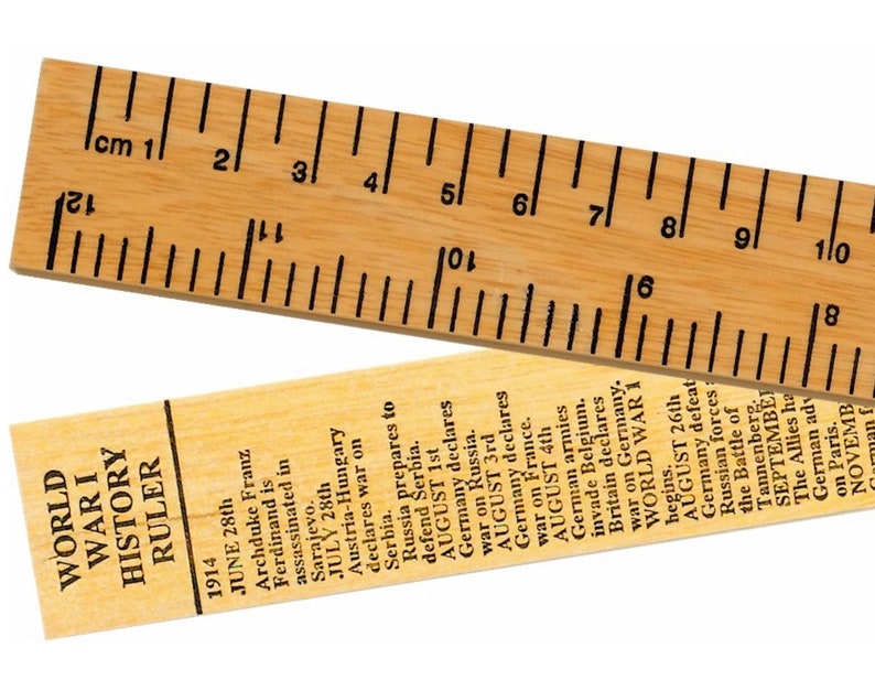WW1 Wooden 30CM History Timeline Ruler - Etsy