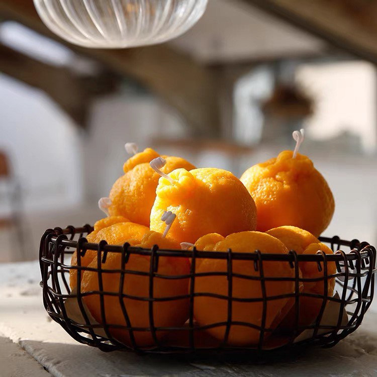 Sumo Citrus Candle | Orange Shapecandle | Real Fruit Candle | Soy Wax ...