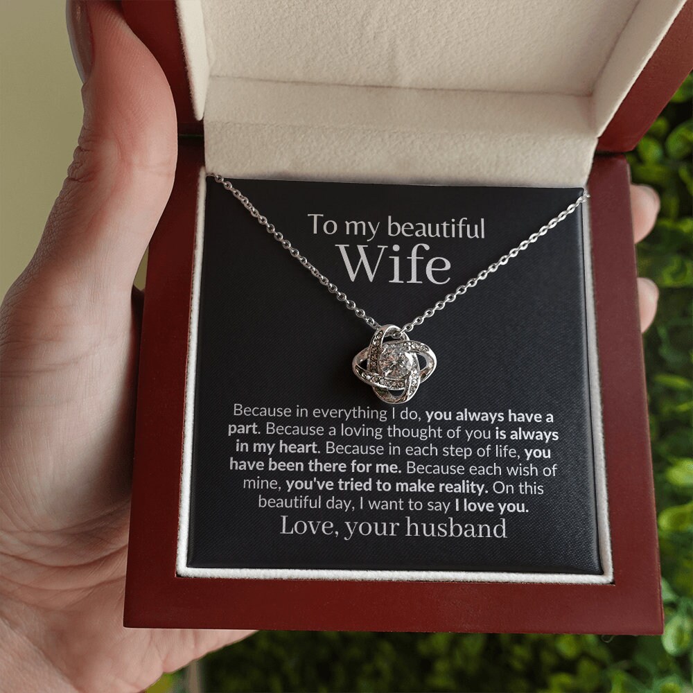 Romantic Gifts for Wife Husband to Wife Necklace Wife - Etsy