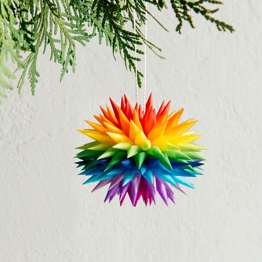 Polish Star Ornament | Jeżyki | Rainbow (plus Variations) | Handmade ...