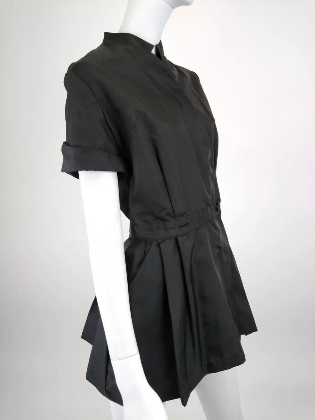 Vintage 1950s 1960s Black Fitted Mini Rockabilly Dress by Tiffany ...