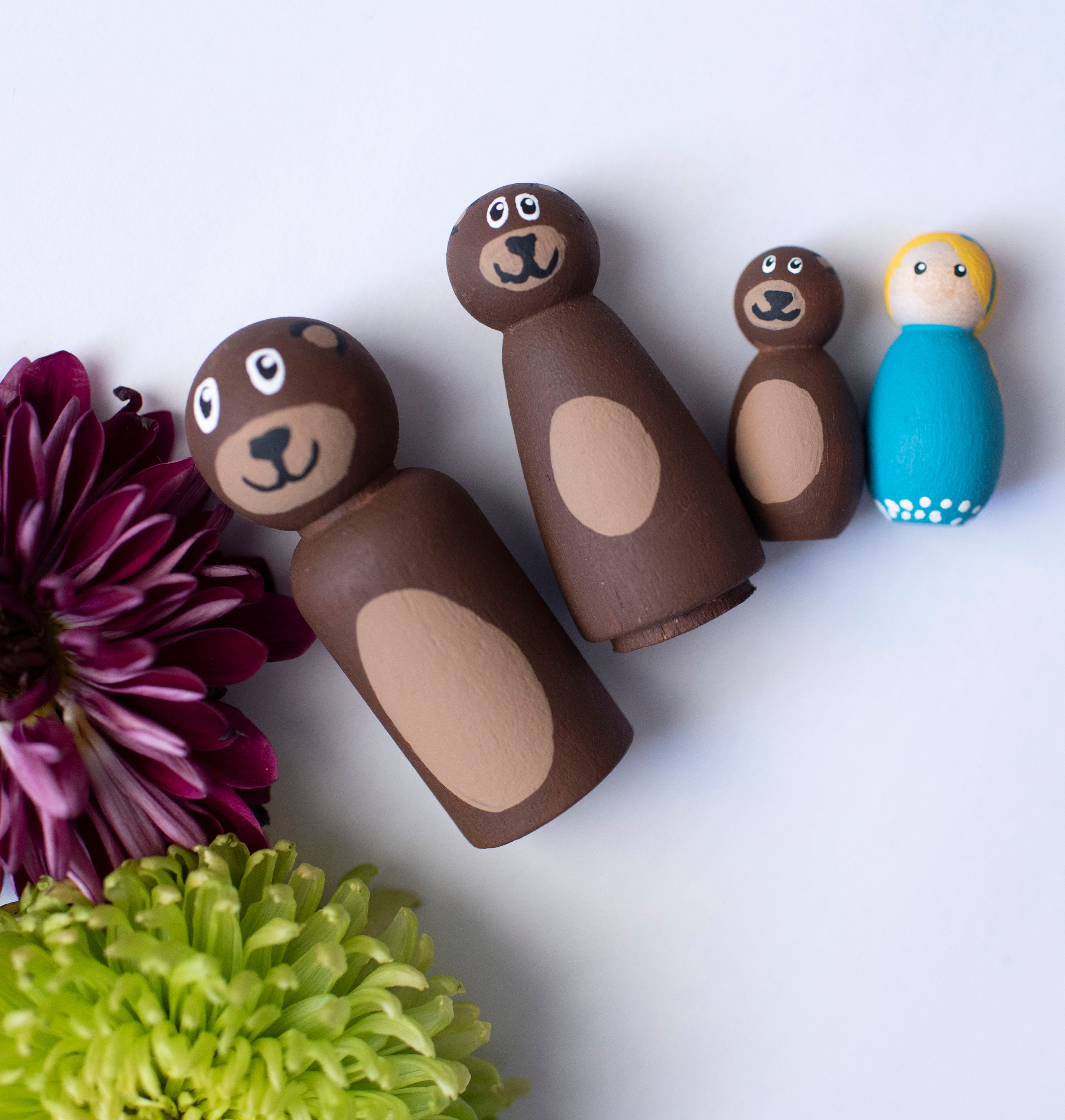 Goldilocks and the Three Bears | Dollhouse Montessori | Peg Dolls ...