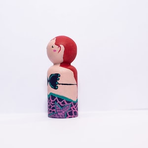 Mermaid Peg | Peg Dolls | Dollhouse Montessori | Peg Dolls | Pretend ...
