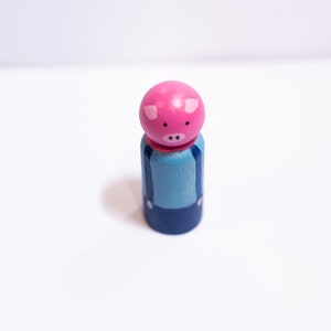 3 Little Pigs Pegs | Peg Dolls | Dollhouse Montessori | Peg Dolls ...