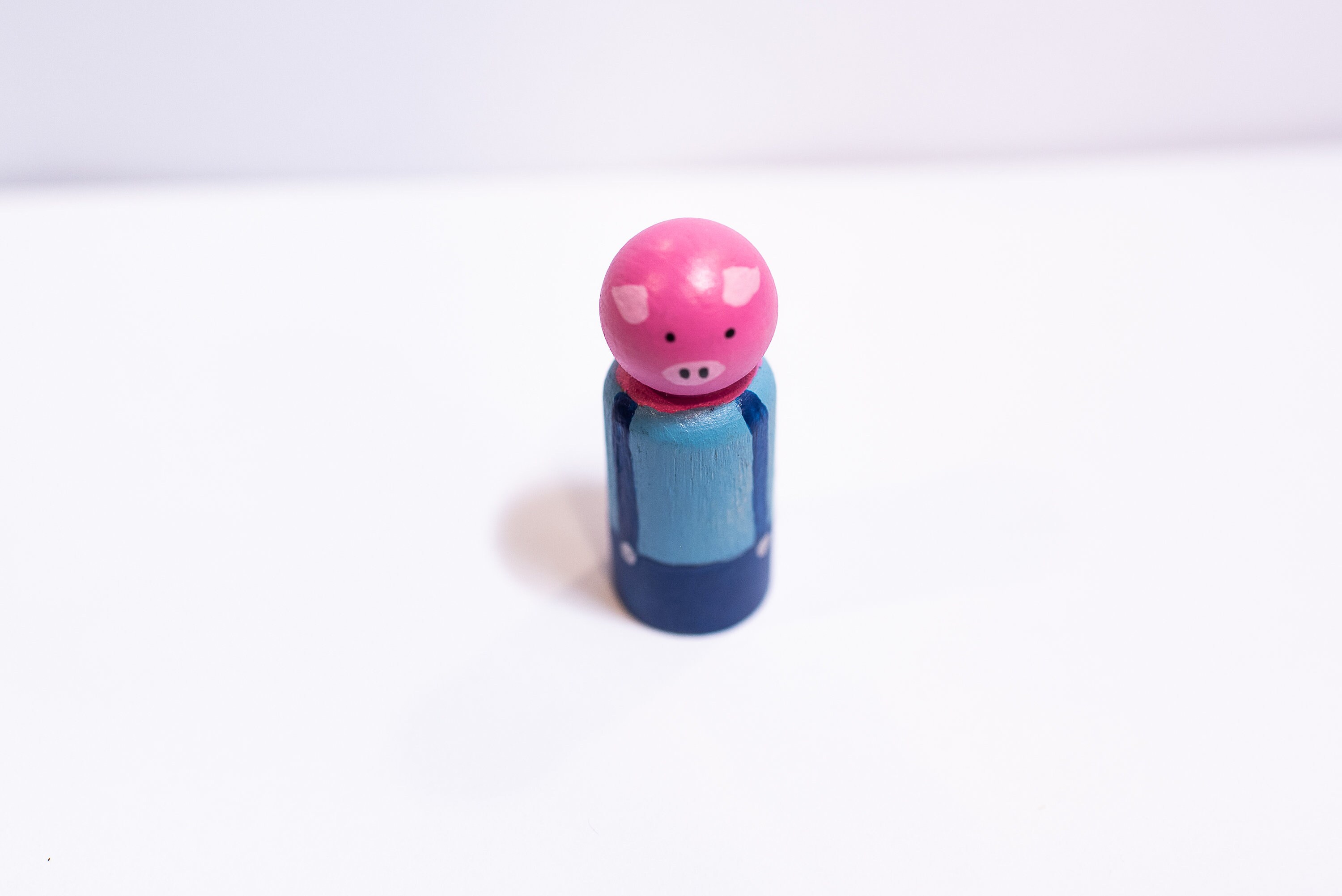 3 Little Pigs Pegs | Peg Dolls | Dollhouse Montessori | Peg Dolls ...