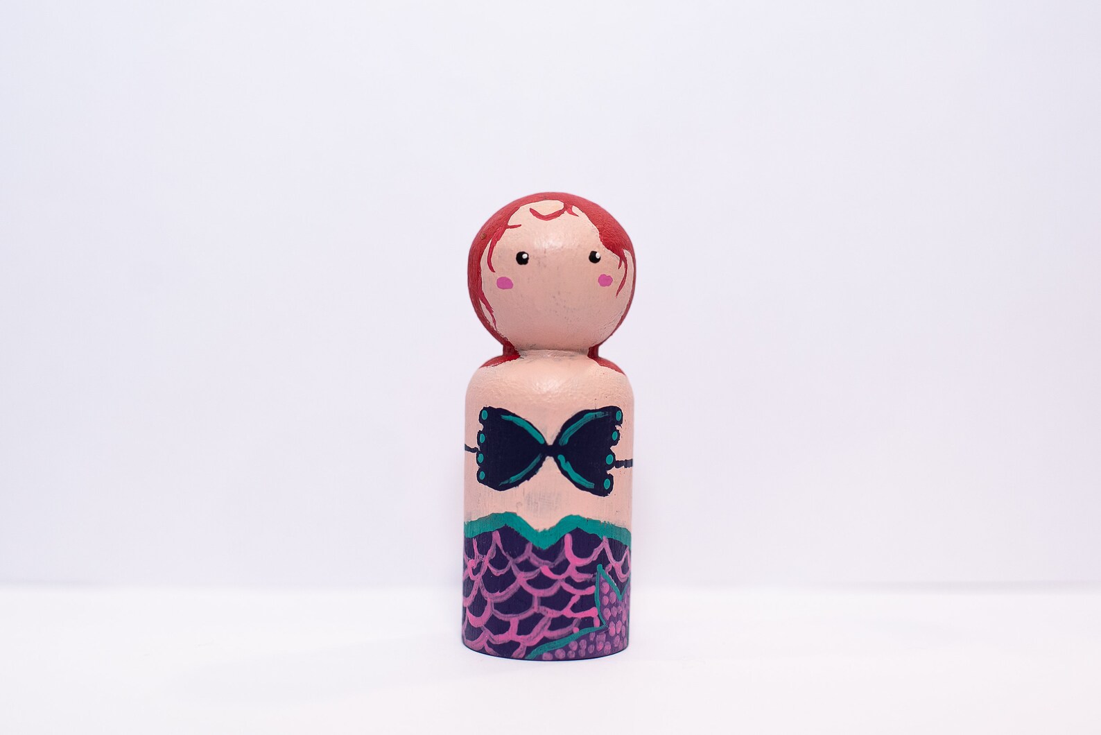 Mermaid Peg | Peg Dolls | Dollhouse Montessori | Peg Dolls | Pretend ...