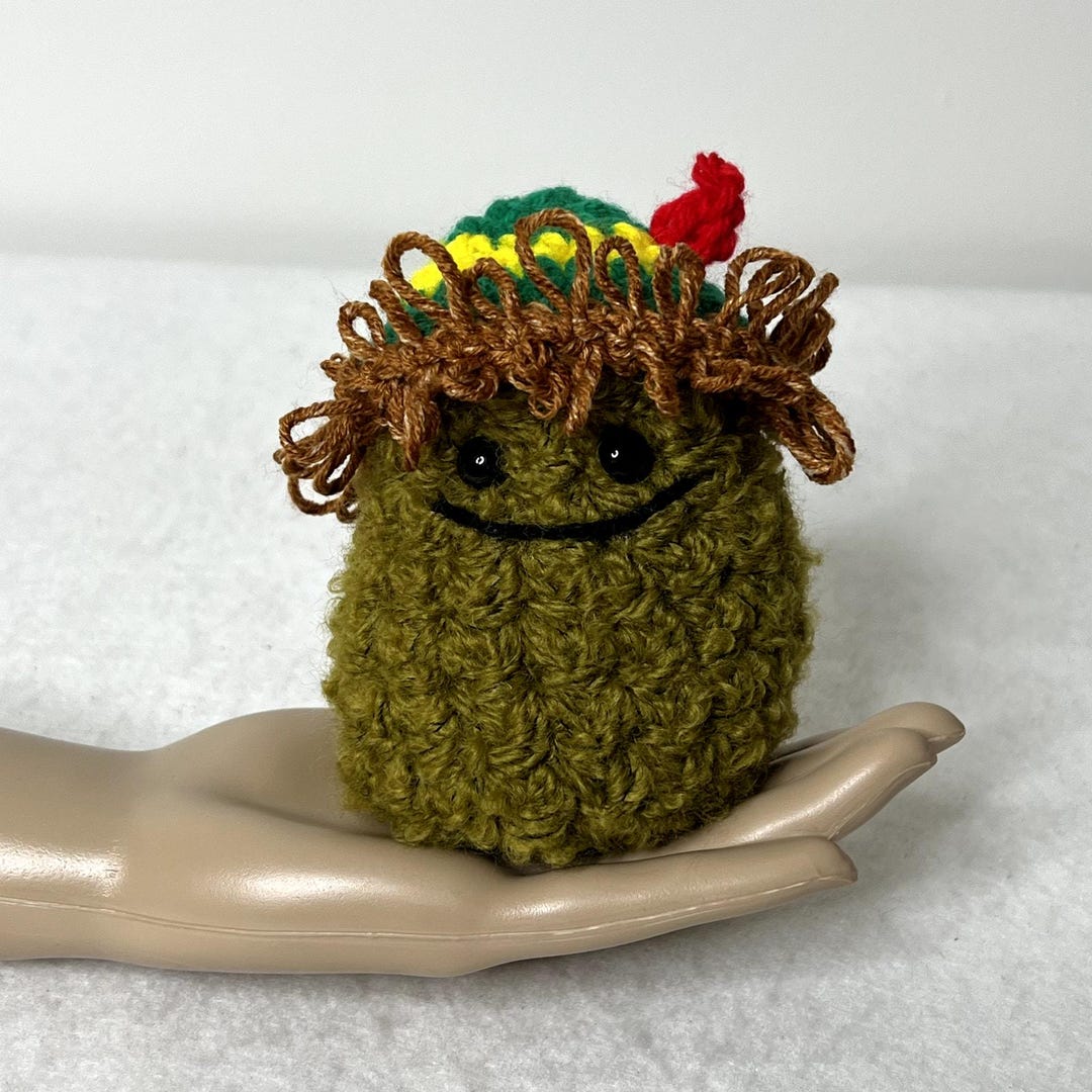 Handmade Crochet Nug Buddy Plushie With Removable Hat - Etsy