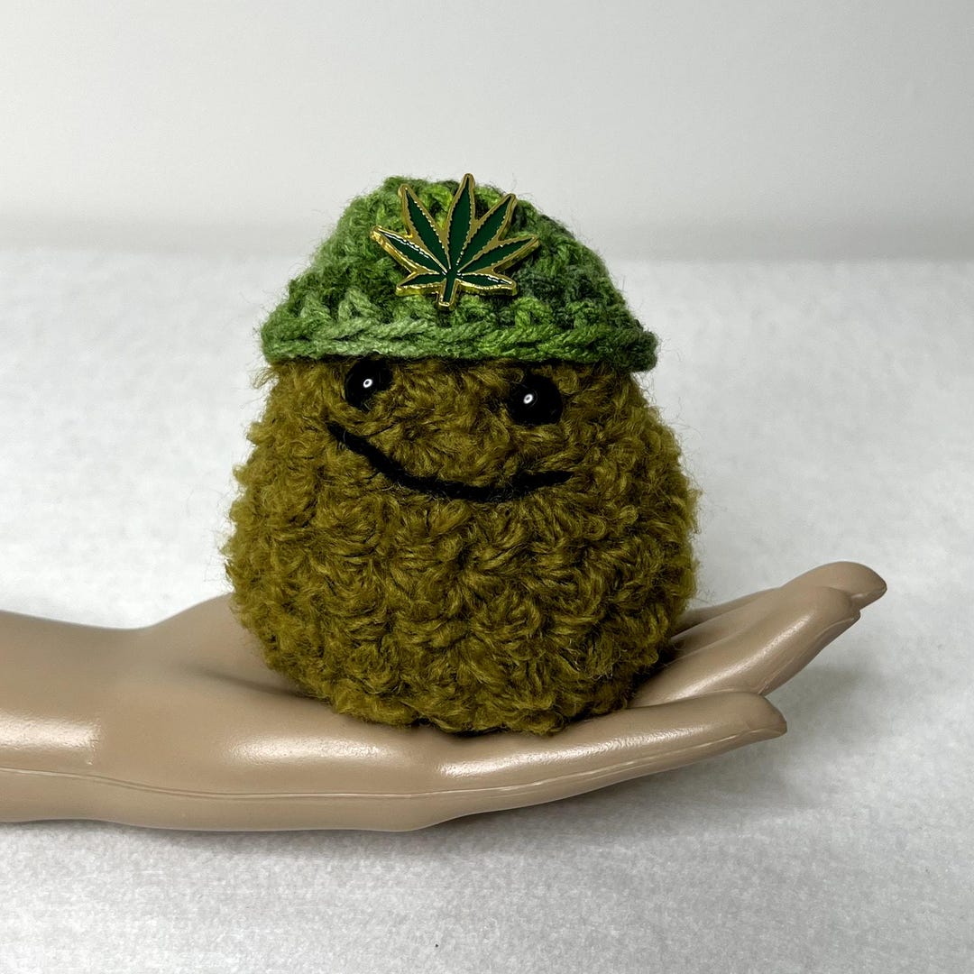 Handmade Crochet Nug Buddy Plushie With Removable Hat - Etsy